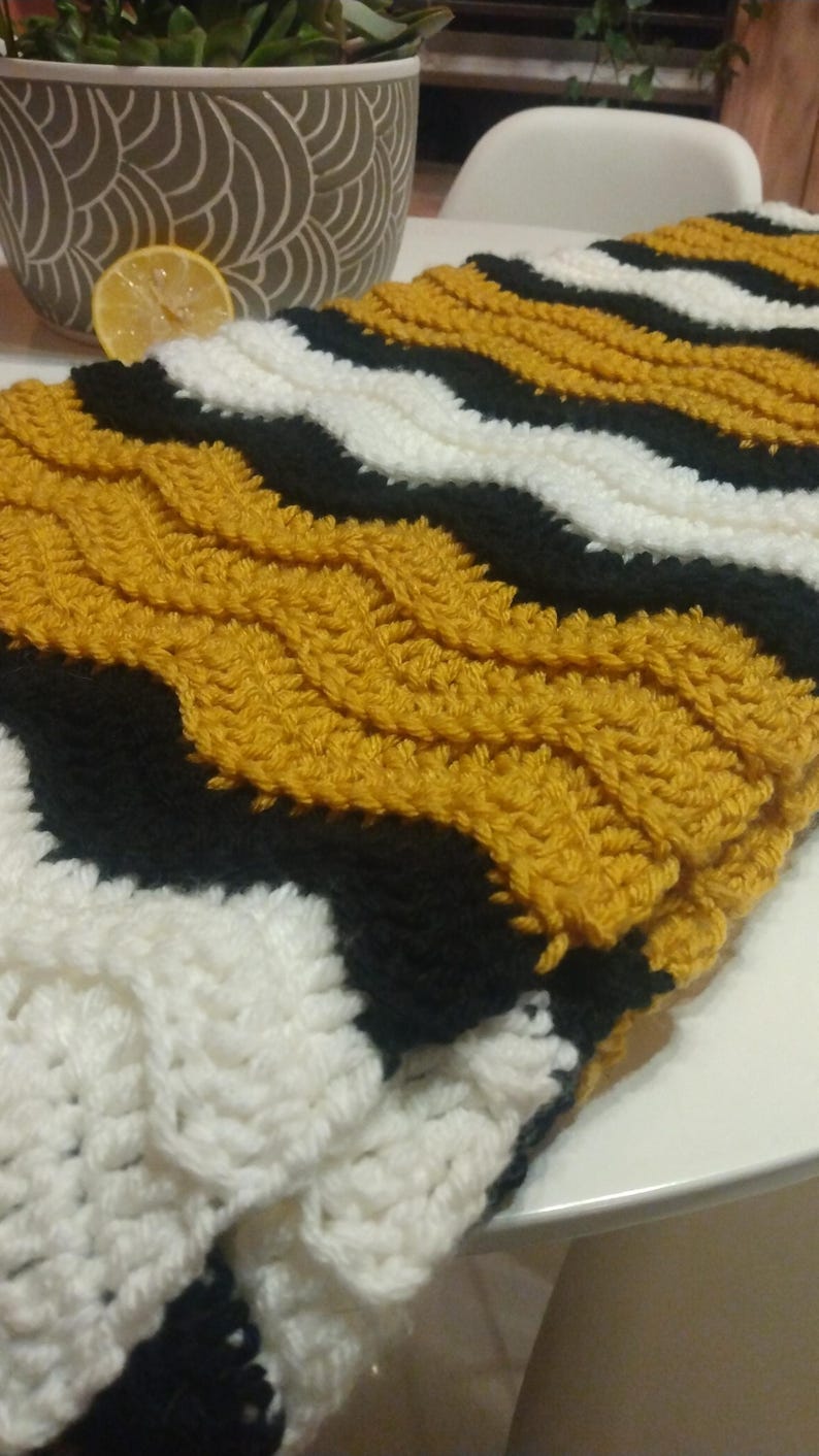 Handmade Crochet Ripple Afghan (made to Order) - Etsy