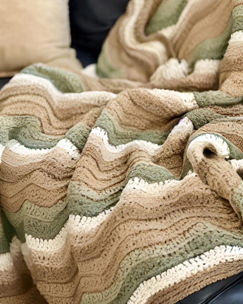 Handmade Crochet Ripple Afghan (made to Order) - Etsy