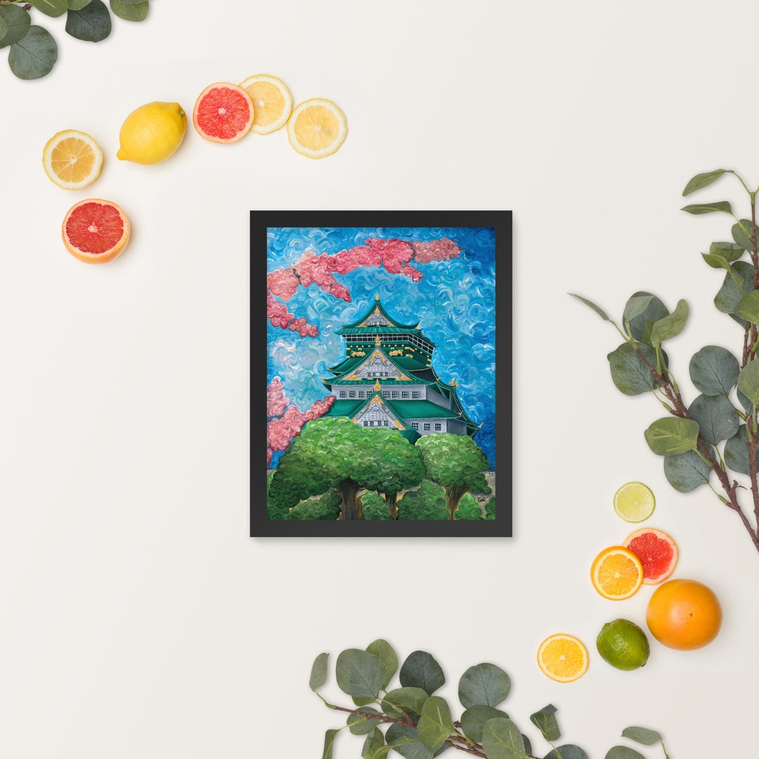 Zen Castle Framed Poster - Etsy