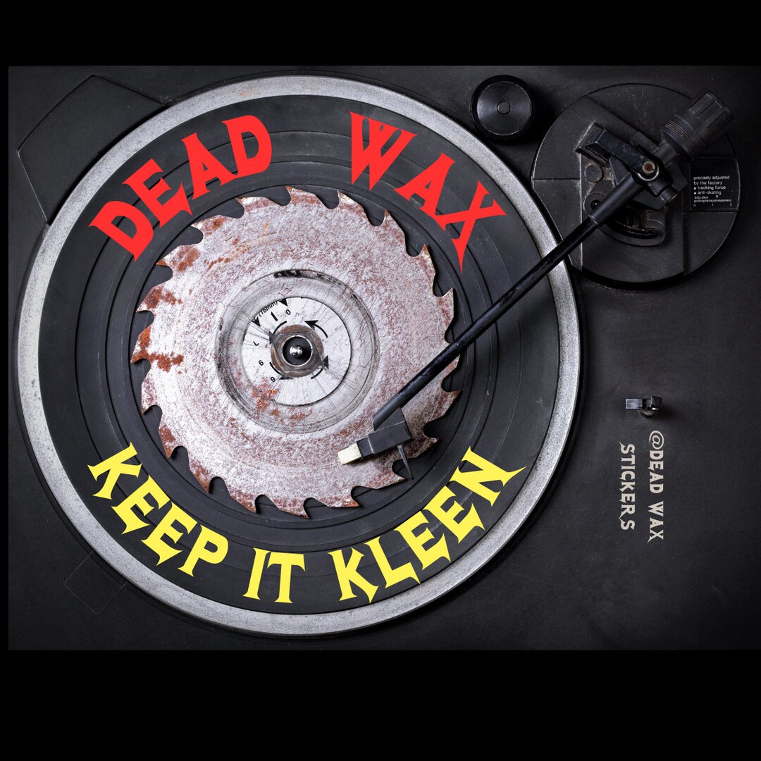 Dead Wax Stickers, Record Stickers, Vinyl Stickers, Music Stickers ...