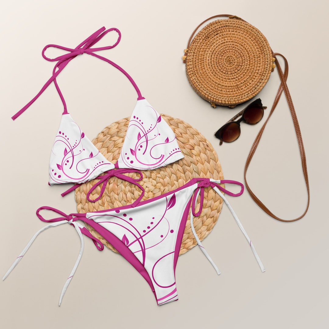 Eco Friendly String Bikini Set for Women Eco-conscious Sustainable ...