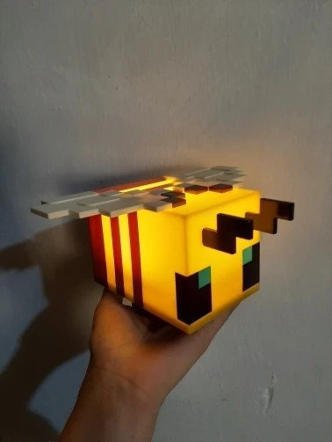 Bienen-Modell-Nachtlicht Minecraft-Lampe Spielzimmer-Lampe - Etsy.de
