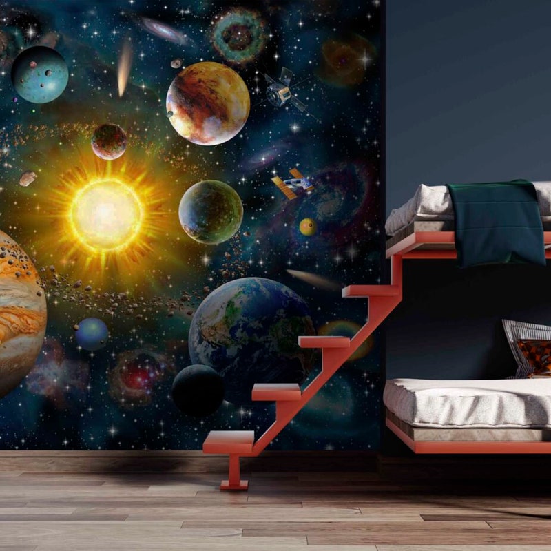 Space Wall Mural - Etsy