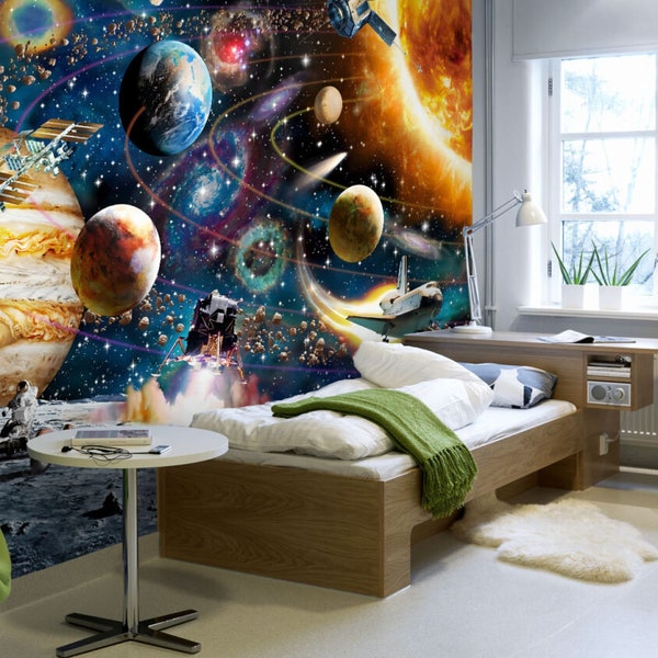 Space Wallpaper - Etsy