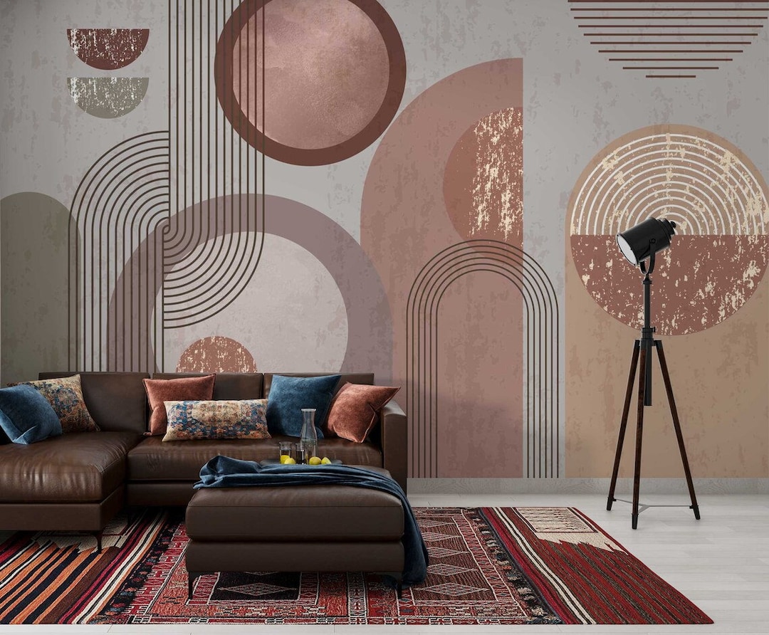 Aesthetic Decor Mural-arch Decor Wallpaper , Peel and Stick Headboard ...