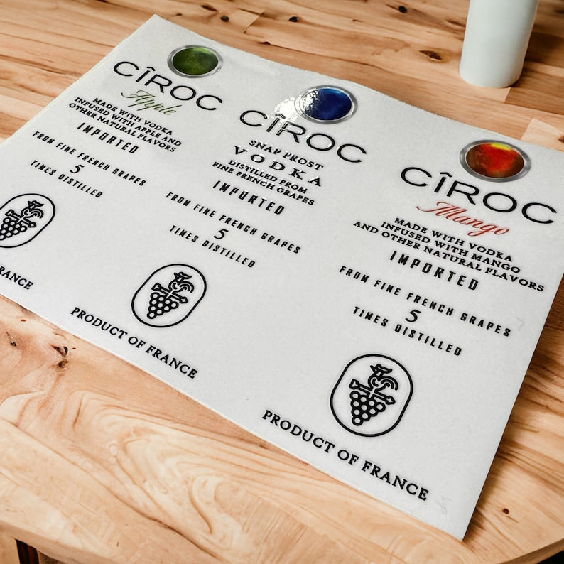 6 CIROC UVDTF Physical Wraps - Etsy