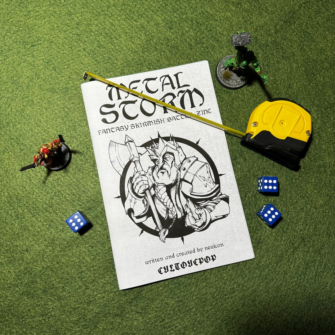 METALSTORM / Fantasy Skirmish Miniatures Game Zine - Etsy