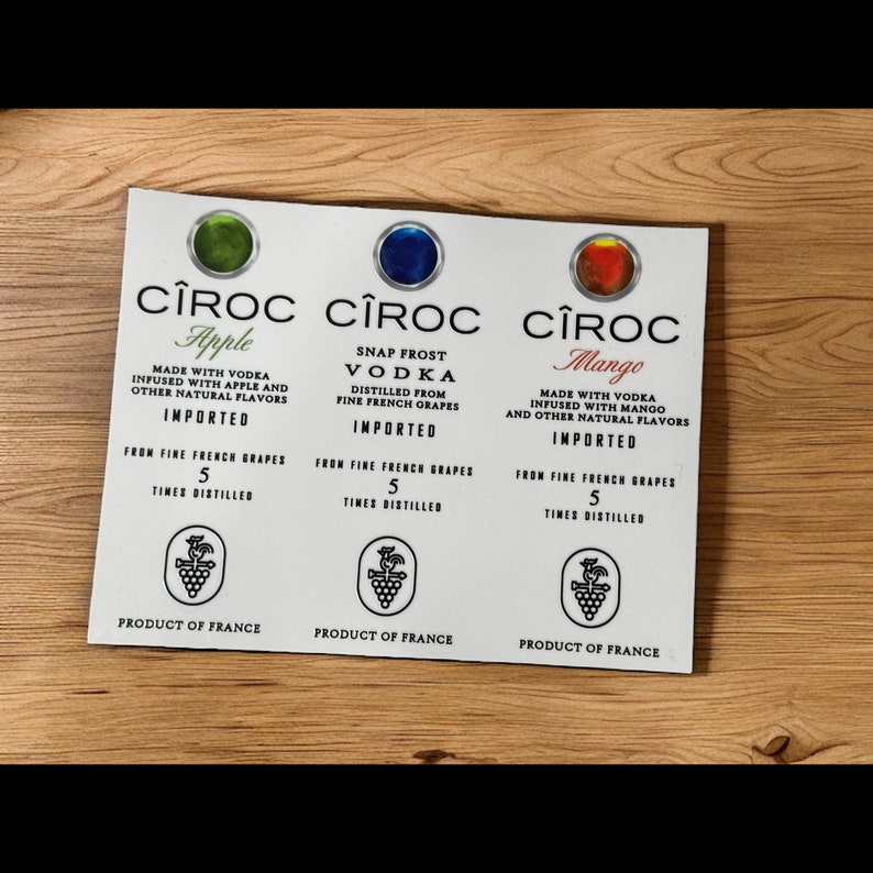 6 CIROC UVDTF Physical Wraps - Etsy