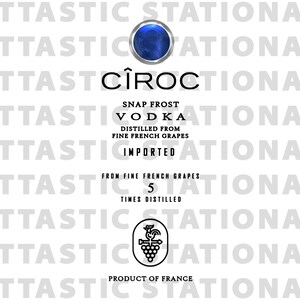 5 CIROC Vodka Tumbler Wraps, 17-20oz. Sublimation PNG Designs - Etsy
