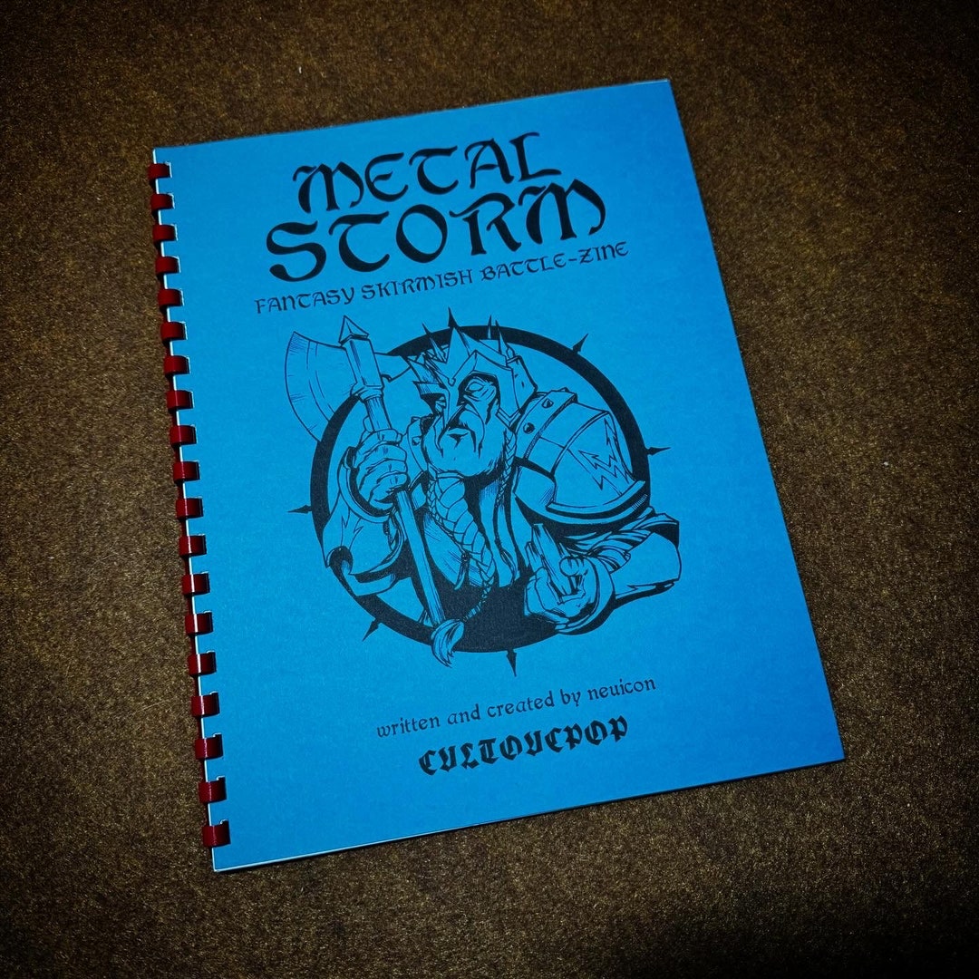 METALSTORM / Fantasy Skirmish Miniatures Game Zine - Etsy