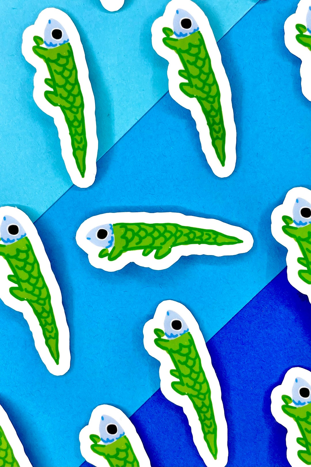 Snapdragon / Fish Sticker / Alligator Sticker / Animal Sticker - Etsy