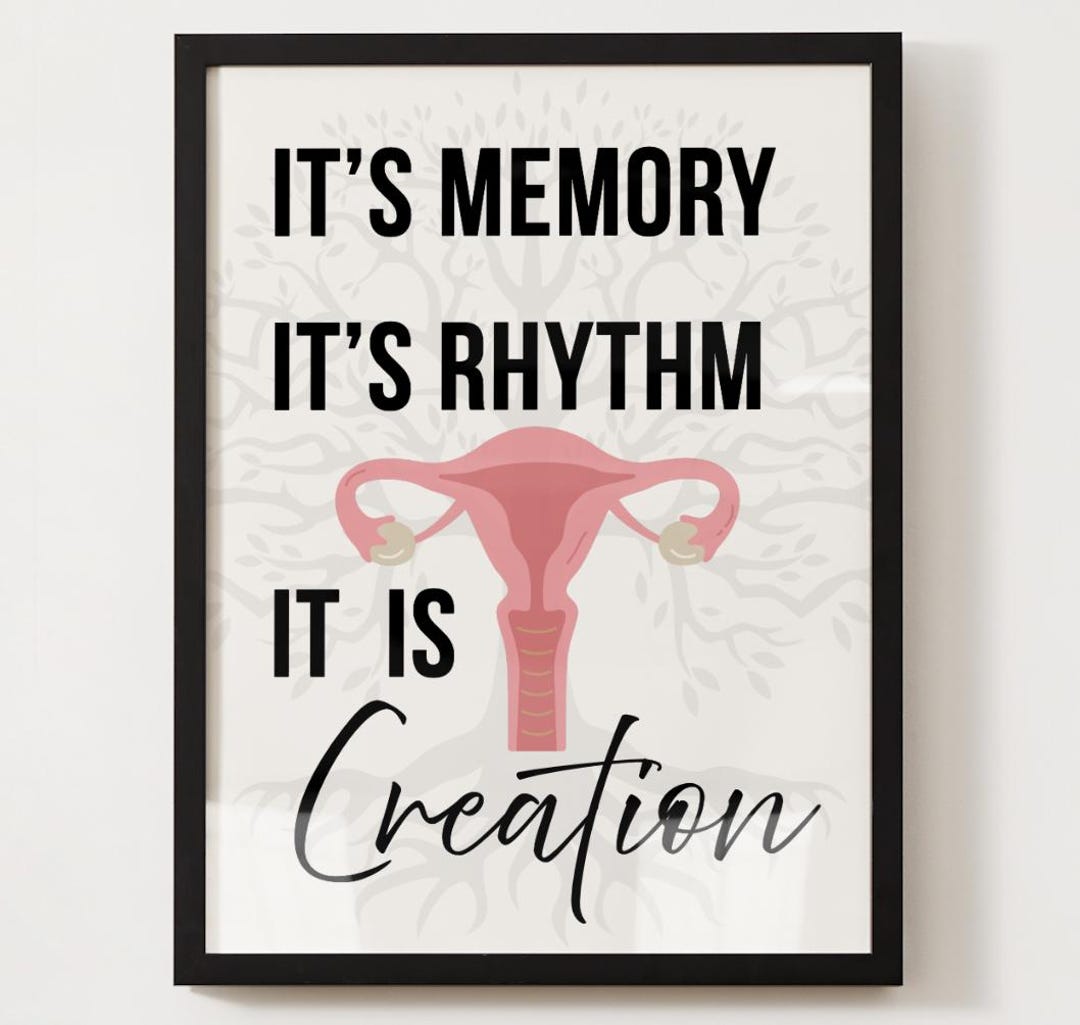 Uterus is Creation Wall Hanging - Art for Doulas, Midwives, Obgyns ...