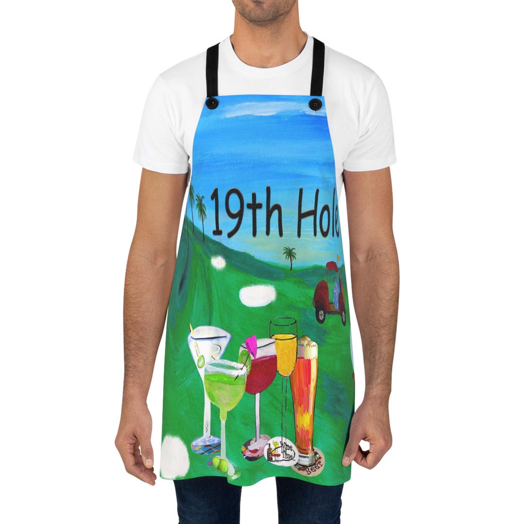 Golf 19th Hole Bar Apron: Golfer Gift, Barware - Etsy