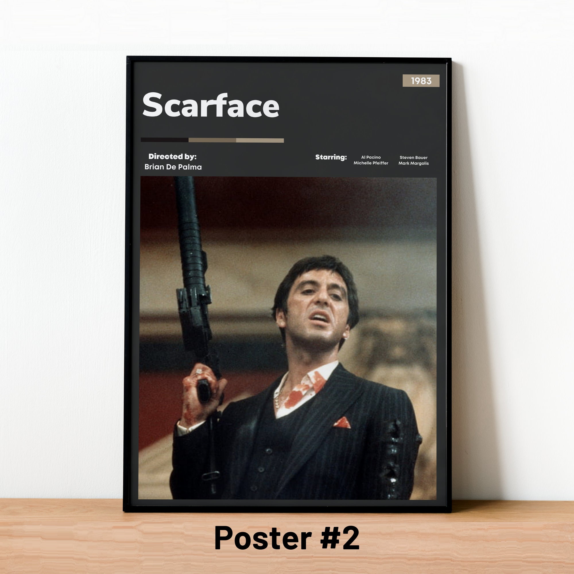 Scarface Poster, Scarface Print, Scarface Decor, Scarface Wall Art ...