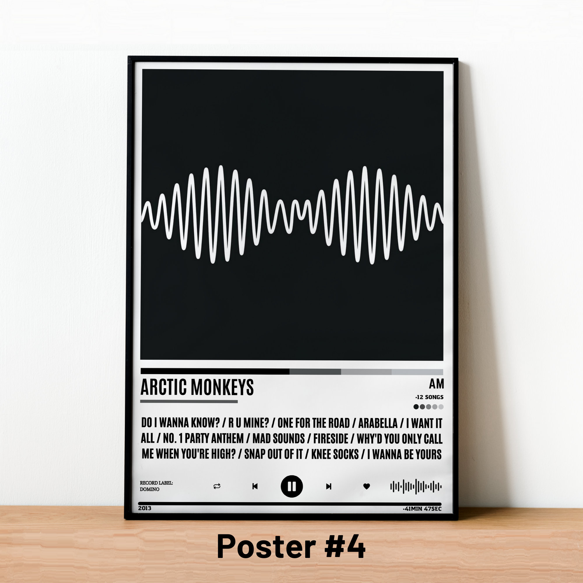 Arctic Monkeys Poster, Arctic Monkeys Print, AM Album Poster, Arctic ...