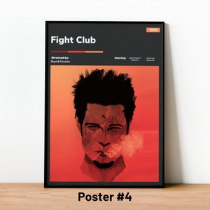 Fight Club Poster, Fight Club Print, Fight Club Decor, Fight Club Wall ...