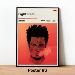 Fight Club Poster, Fight Club Print, Fight Club Decor, Fight Club Wall ...