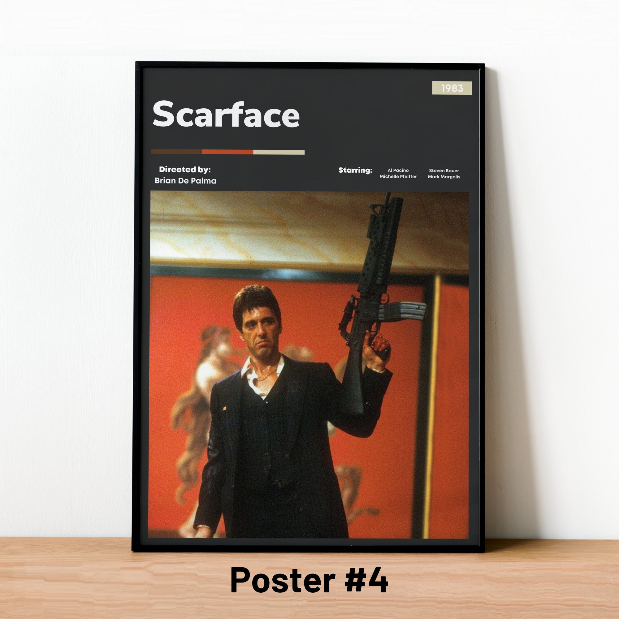 Scarface Poster, Scarface Print, Scarface Decor, Scarface Wall Art ...