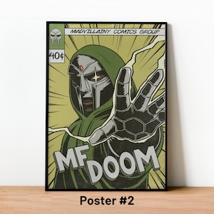 Mf Doom Poster, Mf Doom Print, MM Food... Album Poster, Mf Doom Decor ...