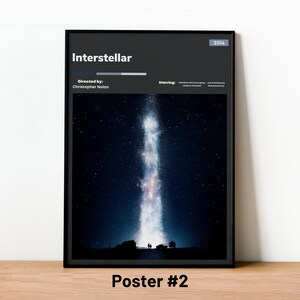 Interstellar Poster, Interstellar Print, Interstellar Decor ...