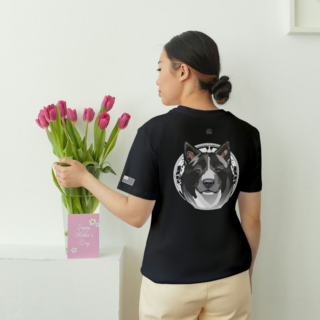 American Akita Shirt Akita Inu Design Akita Mom Shirt Akita Theme ...