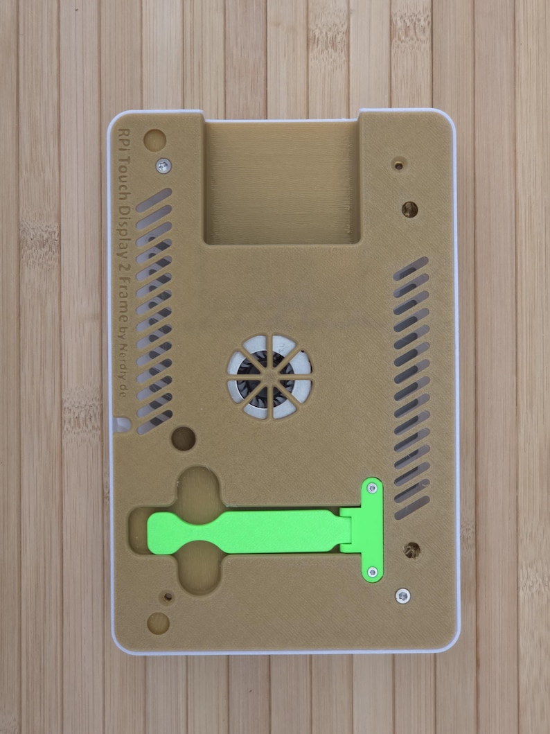 Raspberry Pi 7" Touch Display 2 Frame for Raspberrypi 5 - Horizontal - Incl. Cutout - by Nerdiy ...