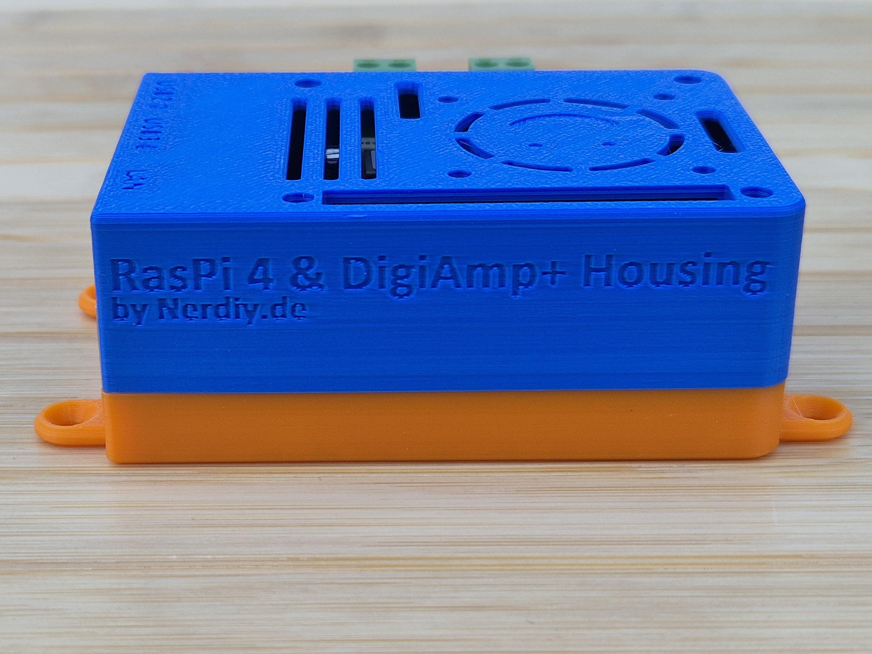 Raspberry Pi 4 & Digiamp+ HAT Housing by Nerdiy.de - STL Files - Etsy