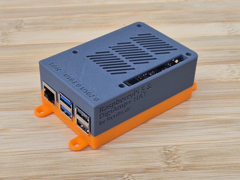 Raspberry Pi 5 & Digiamp+ HAT Housing by Nerdiy.de - STL Files - Etsy