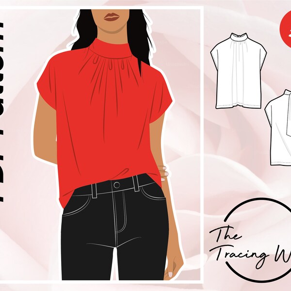 Blouse Sewing Pattern - Etsy