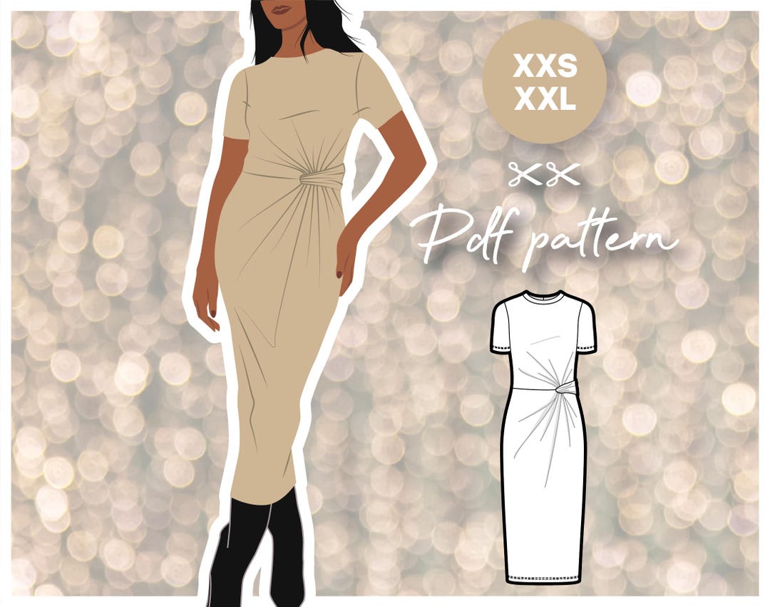 MONSOON Party/cocktail Dress With Twist Detail, Bodycon Knee Length ...