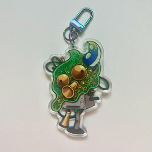 Commander Tartar Splatoon Octo Expansion Liquid Shaker Keychain - Etsy