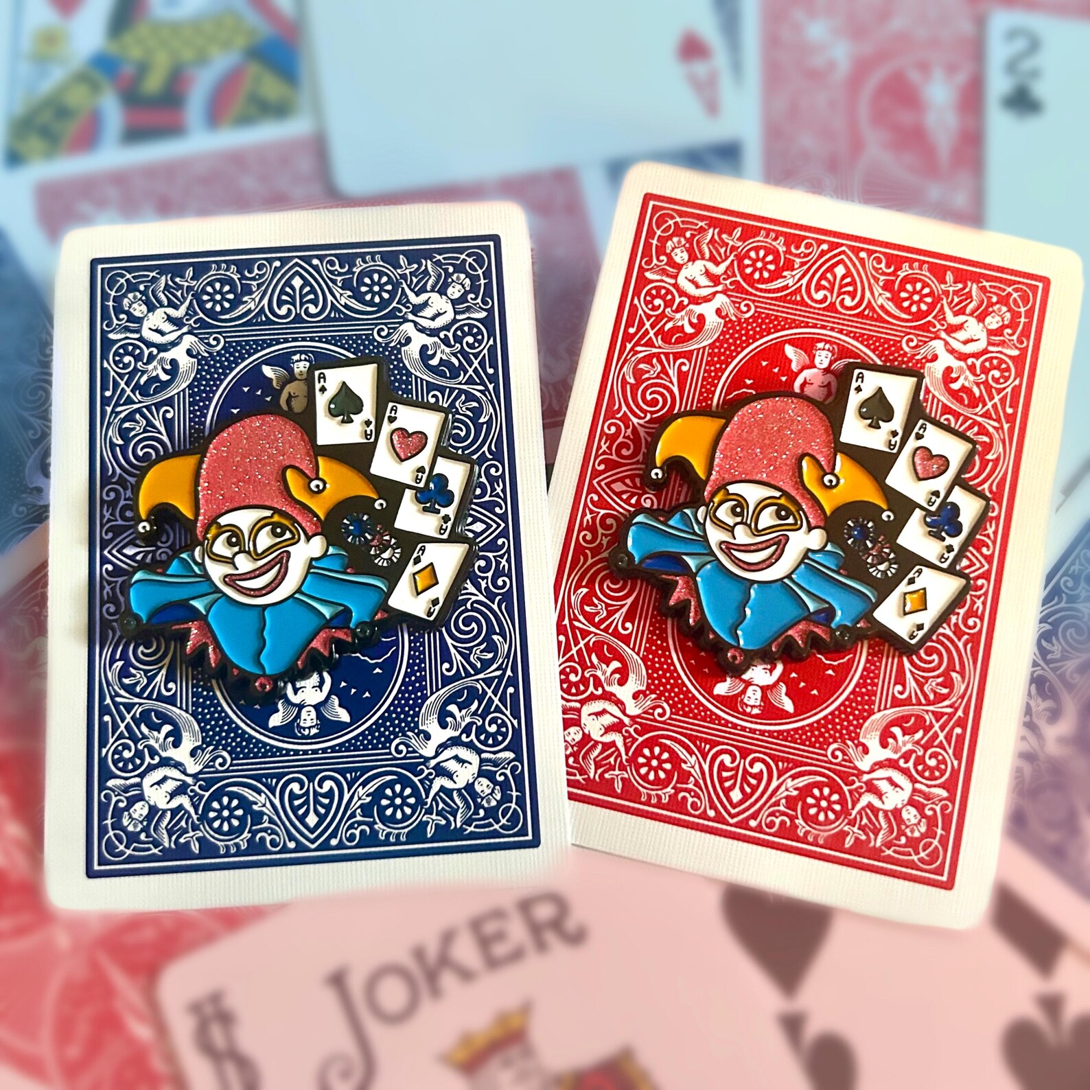 Balatro Jimbo Joker Glittery Enamel Pin - Etsy