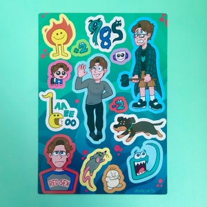 Jerma 5x7 Inch Sticker Sheet - Etsy