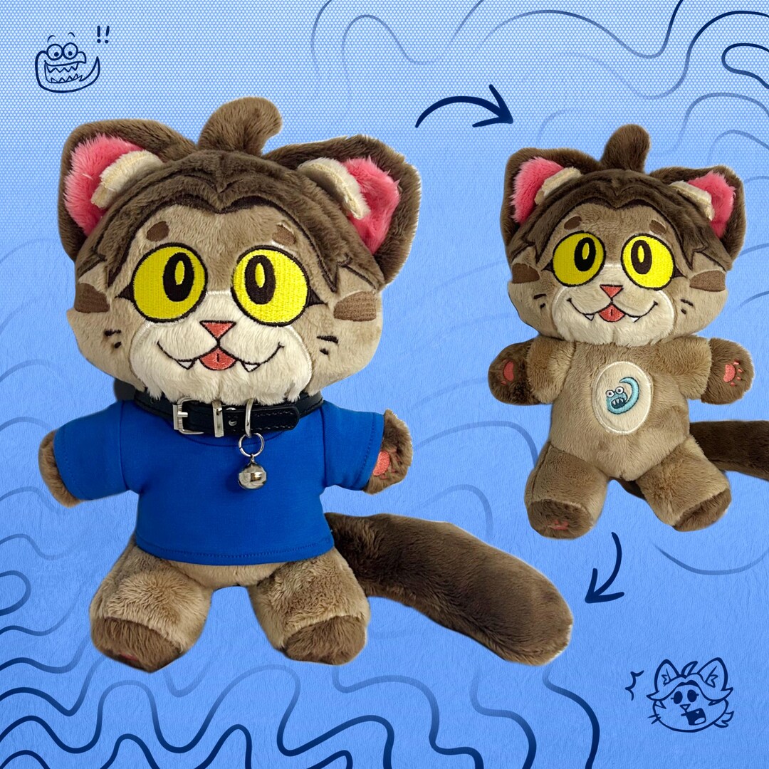 Catboy Jerma 20cm Cute Plush Doll - Etsy