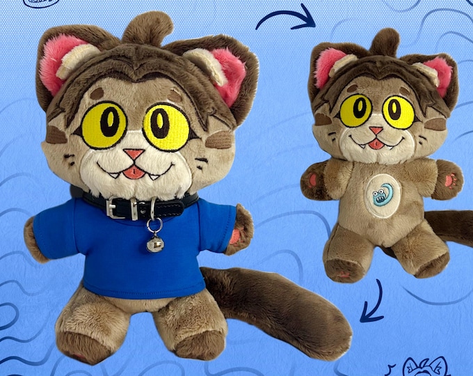 Catboy Jerma 20cm Cute Plush Doll - Etsy