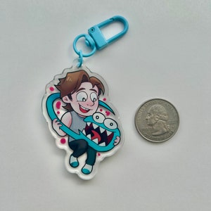 Jerma With Cute Logo Keychain - Etsy