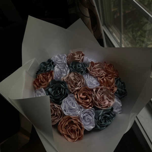 Eternal Ribbon Roses - Etsy