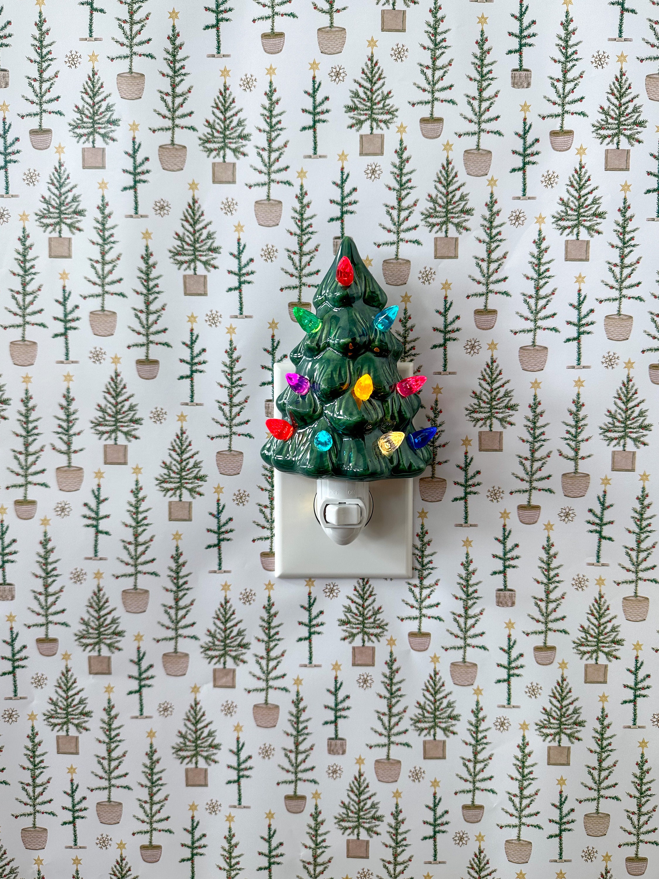 Ceramic Tree Night Light - Etsy