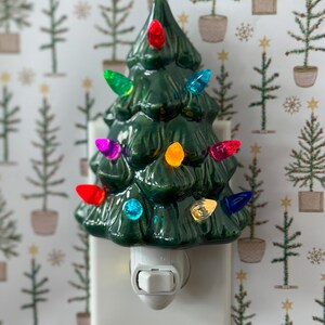 Ceramic Tree Night Light - Etsy