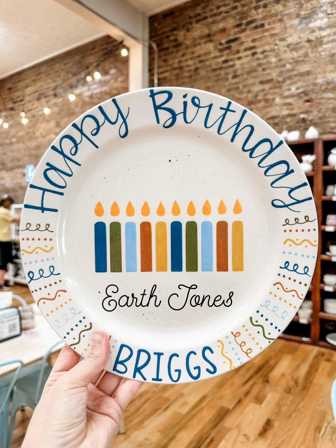 Happy Birthday Plate - Etsy