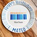 Happy Birthday Plate - Etsy