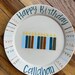 Happy Birthday Plate - Etsy
