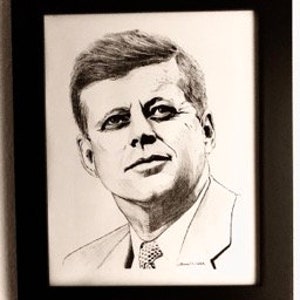 President John Kennedy Etsy