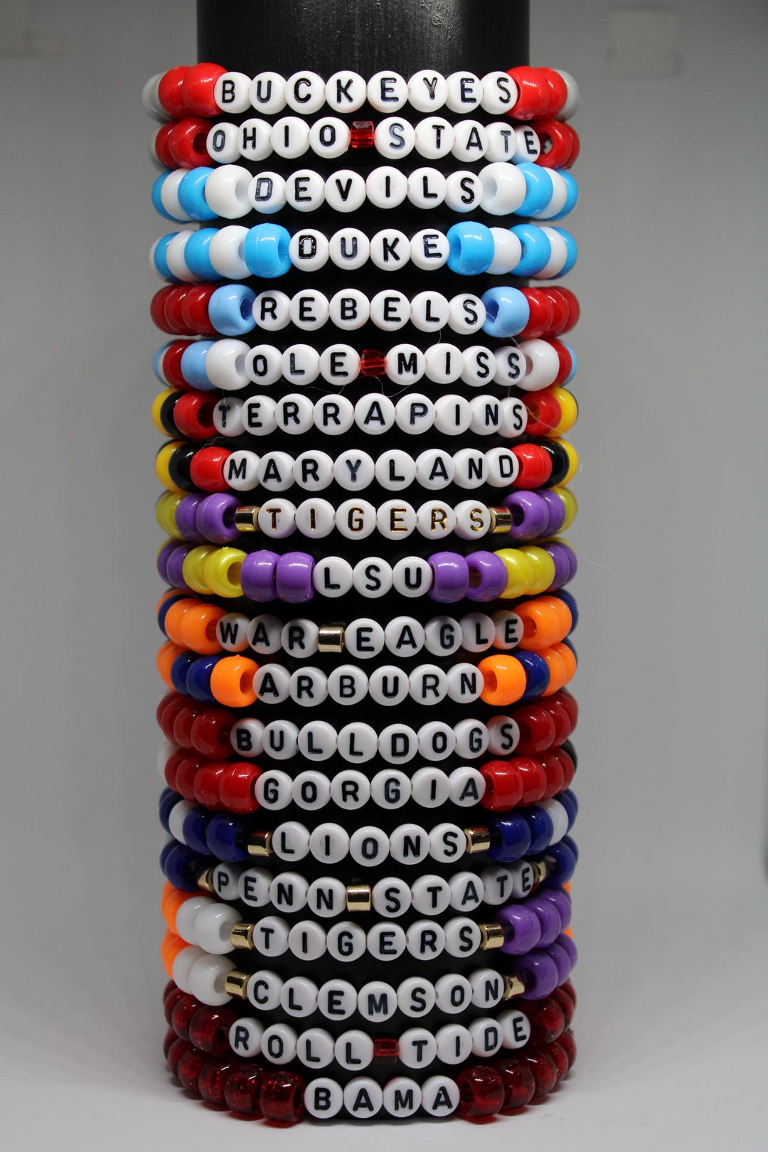 College With Matching Mascot Bracelets - Etsy