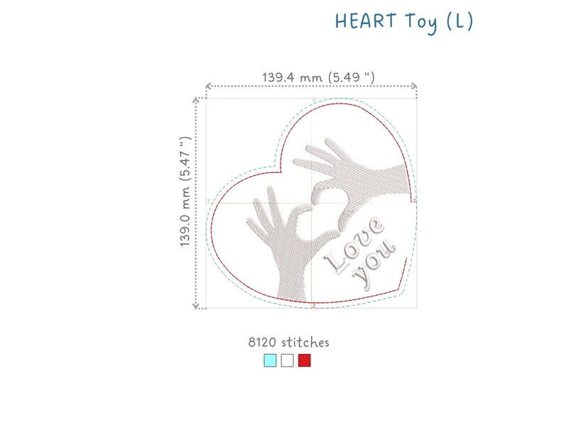 ITH Heart Toy Embroidery Design, 4x4 Hoop (instant Download) - Etsy