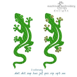 Lizard Machine Embroidery Design, Digital Embroidery, Instant Download ...