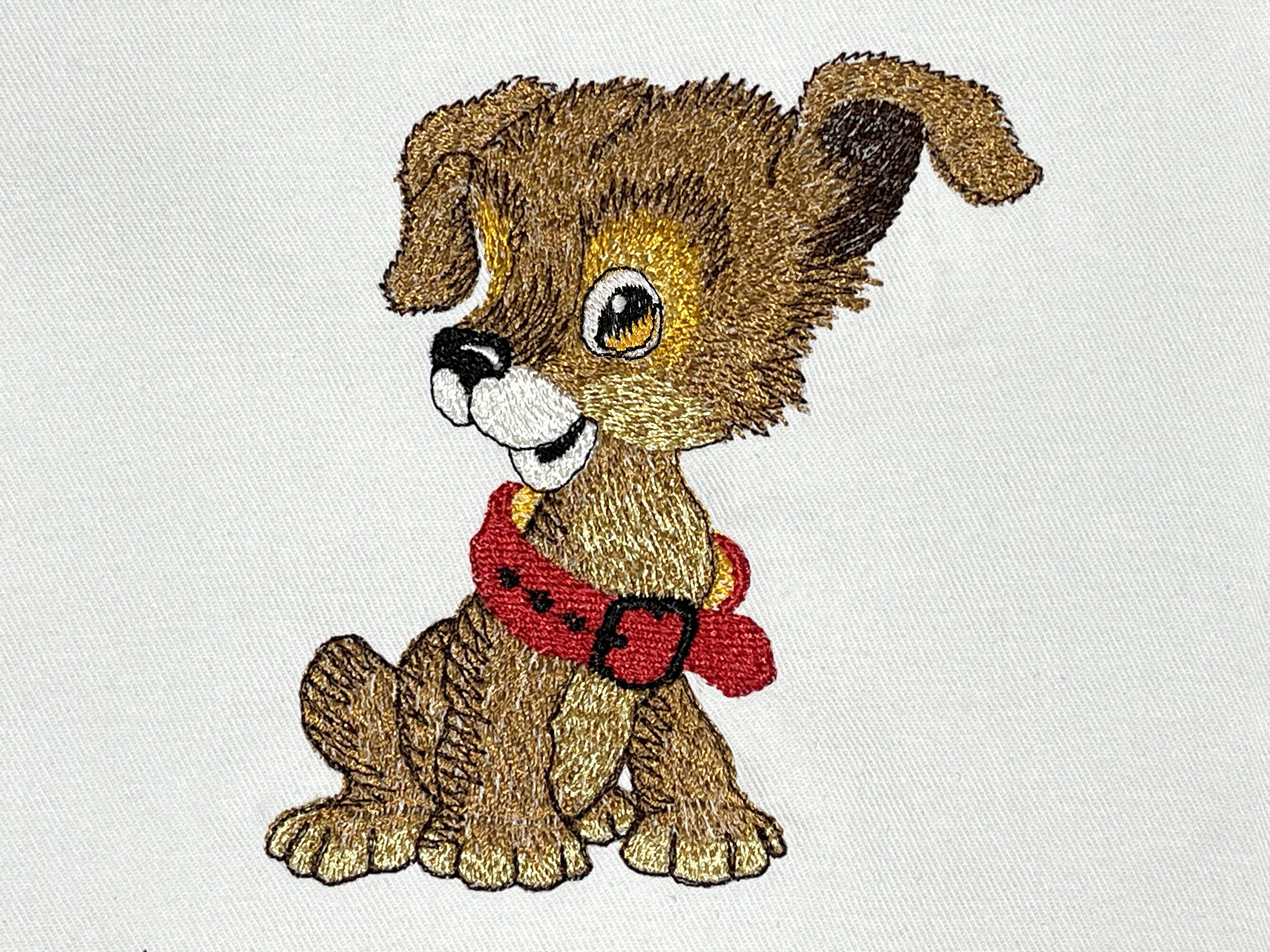 Puppy Machine Embroidery Design, Digital Embroidery, Instant Download ...