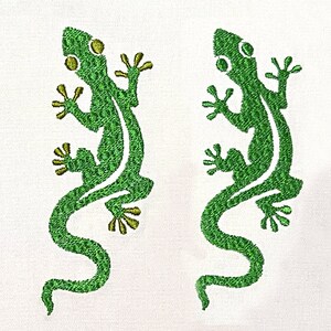 Lizard Machine Embroidery Design, Digital Embroidery, Instant Download ...