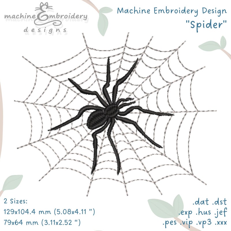 Spider Embroidery - Etsy