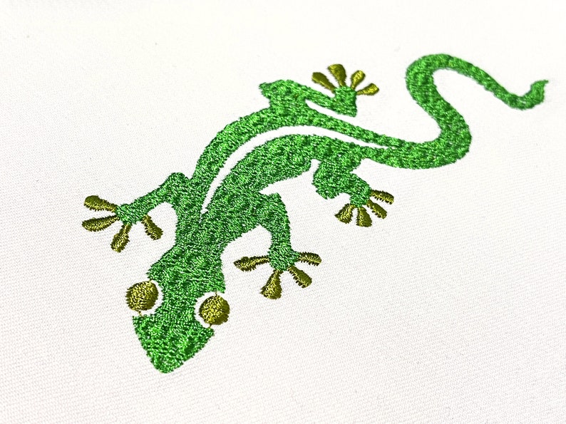 Lizard Machine Embroidery Design, Animal Embroidery (digital Download ...
